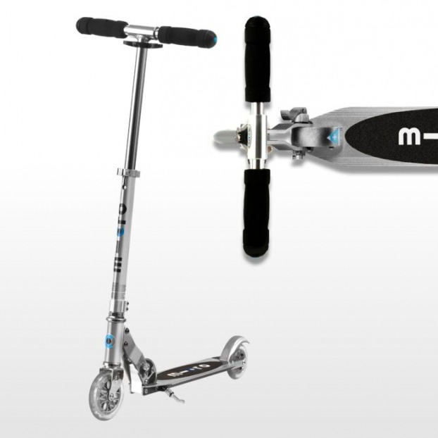 Micro Sprite Scooter Complete (Silver) – Camp Rubicon